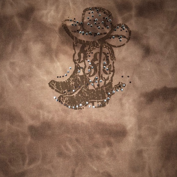 Lady Noiz | Tops | Rodeo Shirt With Bling | Poshmark